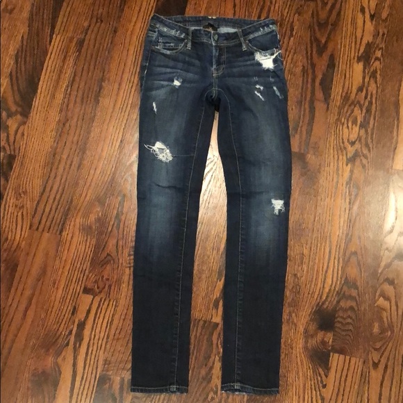 Genetic Denim | Jeans | Genetic Denim Distressed Low Rise Skinny Jeans ...